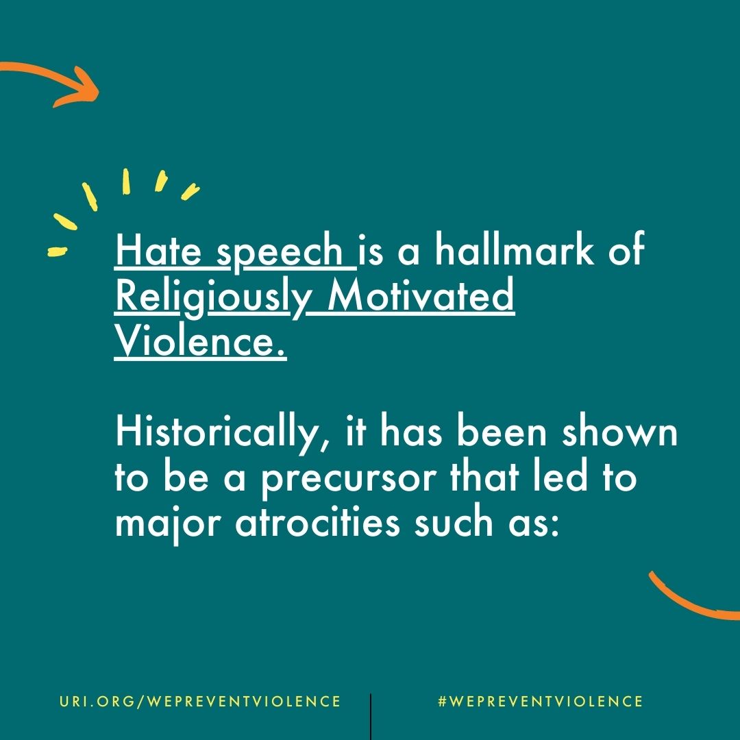 Countering Hate Speech | URI